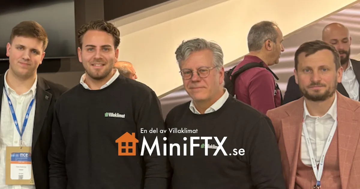 Mini FTX – ny generation ventilation för ett friskare hem